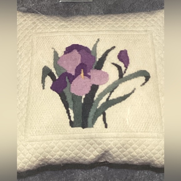 Wall Decor | New Unopened Designers Ltd Purple Iris Needlepoint Kit | Poshmark
